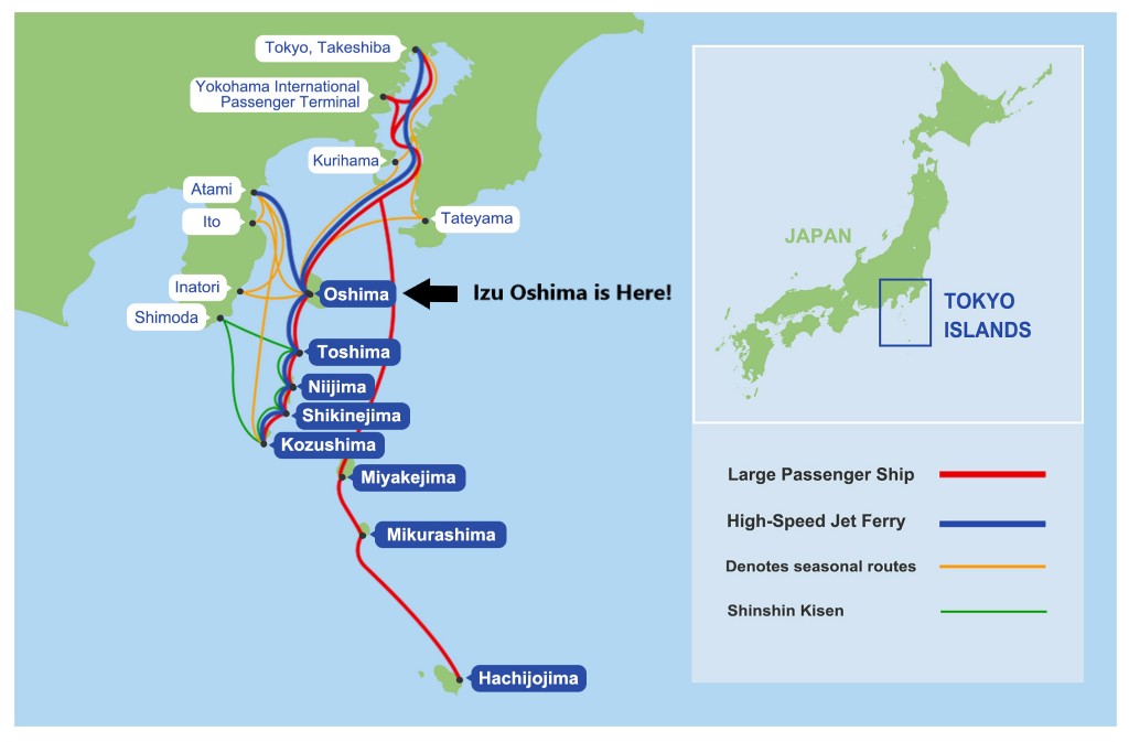 Izu Oshima, The Nearest Island from the Center of Tokyo (Part 1 ...
